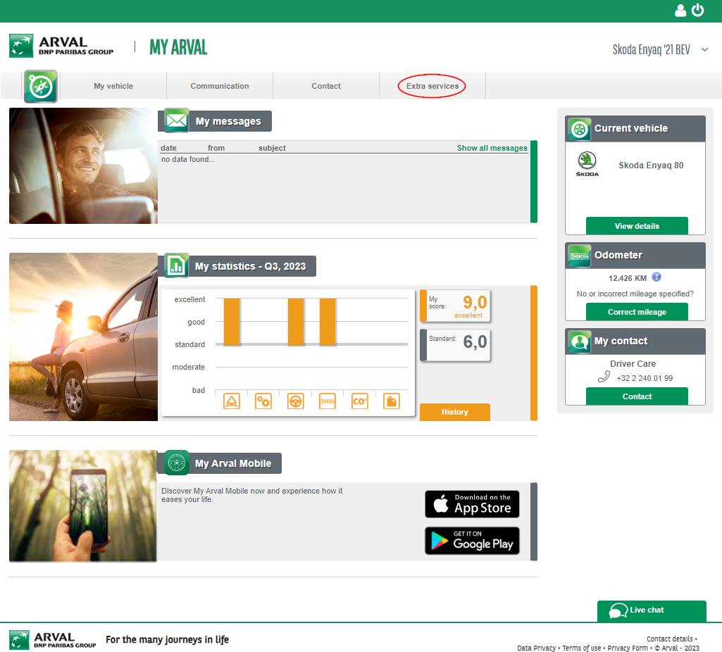 Service Locator, our booking tool | Arval